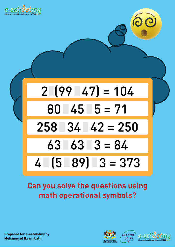 Math Equation Challenge - e-estidotmy